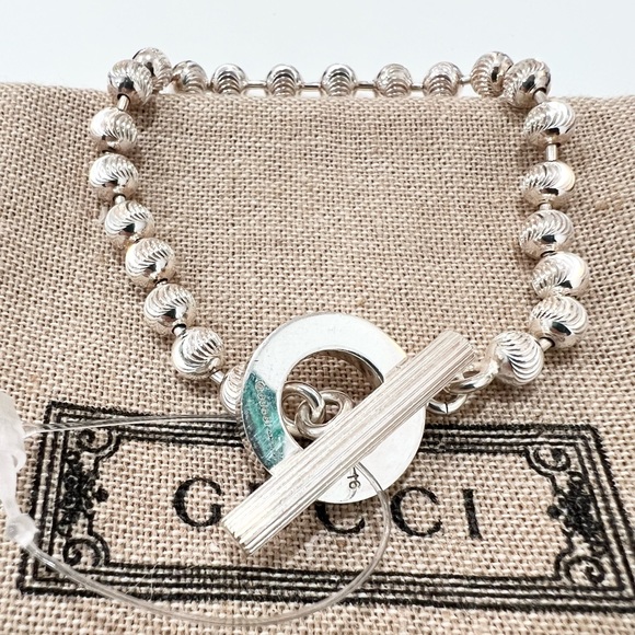 Gucci | Jewelry | Gucci Boule Chain Sterling Silver Bracelet | Poshmark